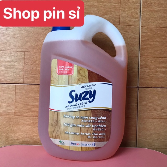 Japanese quality SUZY 4l wooden floor cleaner | Shopee Malaysia