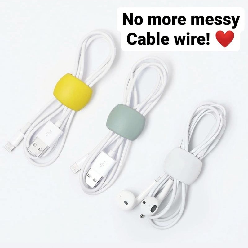 Cable Management organizer clipper wire earphone | Shopee Malaysia
