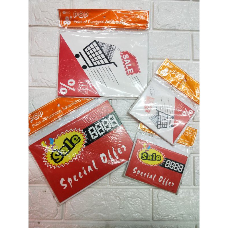 NEW POP TAG PRICE (1pack 10pcs) | Shopee Malaysia