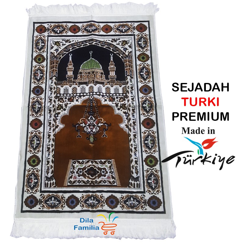 Sejadah Turki Putih Tebal Nikah Hantaran Kahwin Hadiah Untuk Corak ...