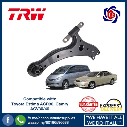 Toyota Estima ACR30 Camry ACV30 ACV40 TRW Front Lower Arm Control Arms ...