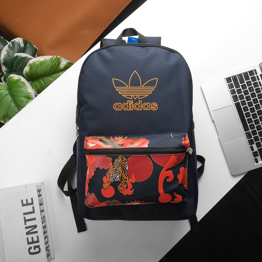 Adidas tiger and flower backpack (47cm x 30cm x 18cm) | Shopee Malaysia