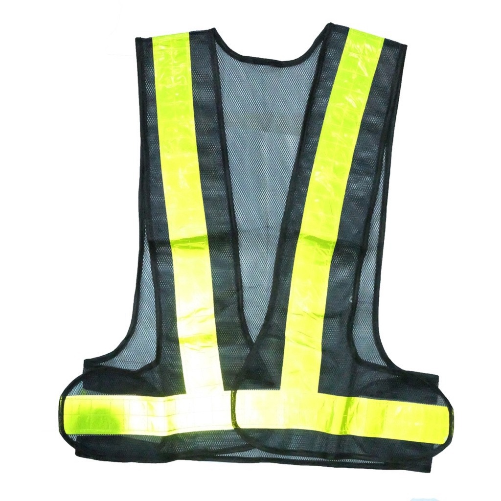 SAFETY VEST WITH V-SHAPE HIGH REFLECTIVE STRIPE BAJU KESELAMATAN PANTUL ...
