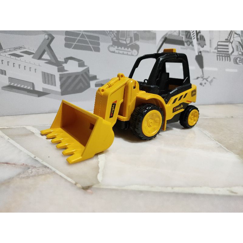 jentolak mainan friction construction toys truck fleet builder kereta ...