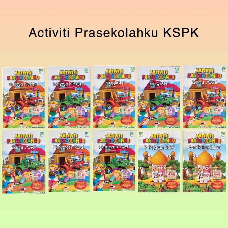 【READY STOCK】KSPK Prasekolah Activiti Book Prasekolahku | Shopee Malaysia