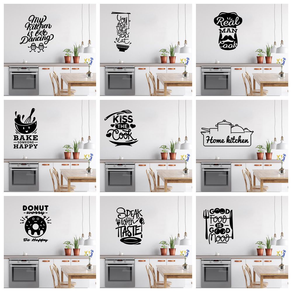 Lovely kitchen Nursery Wall Stickers Vinyl Art Decals For Kids Room ...