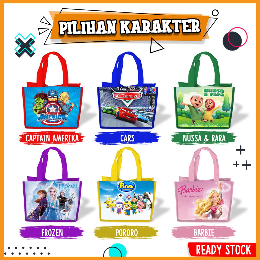 Goodie Children's Character Birthday Bag Aqiqah Cute Cartoon Children's ...