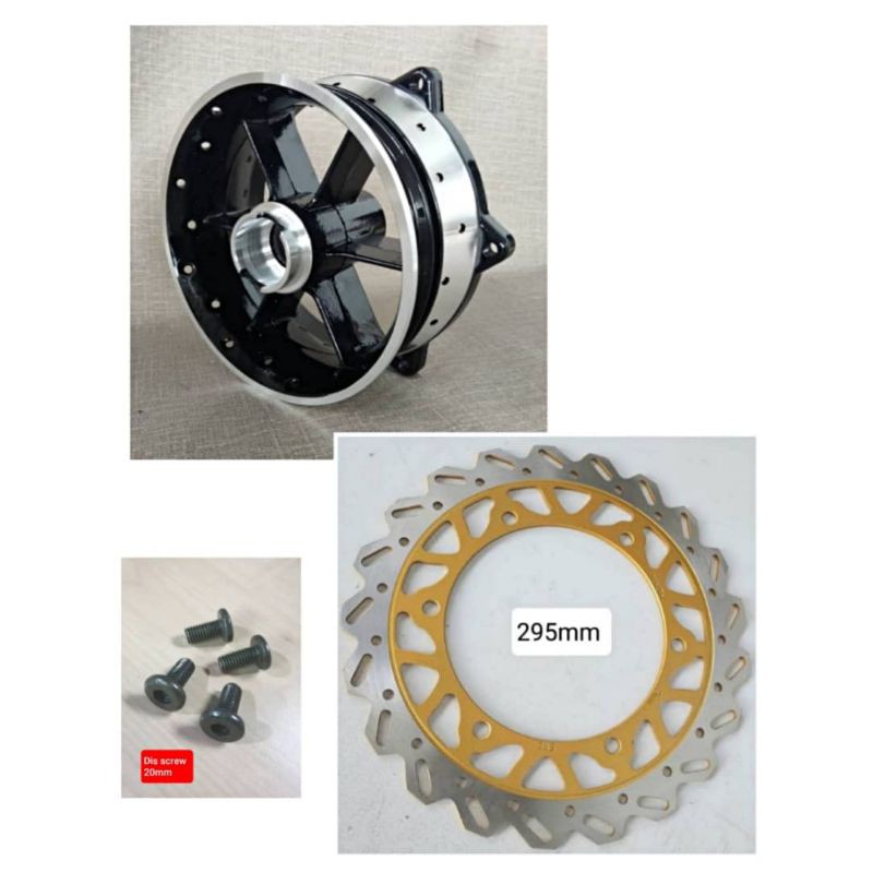 KAWASAKI ZX150 FRONT HUB with DISC PLATE 295MM (READY STOCK SABAH ...