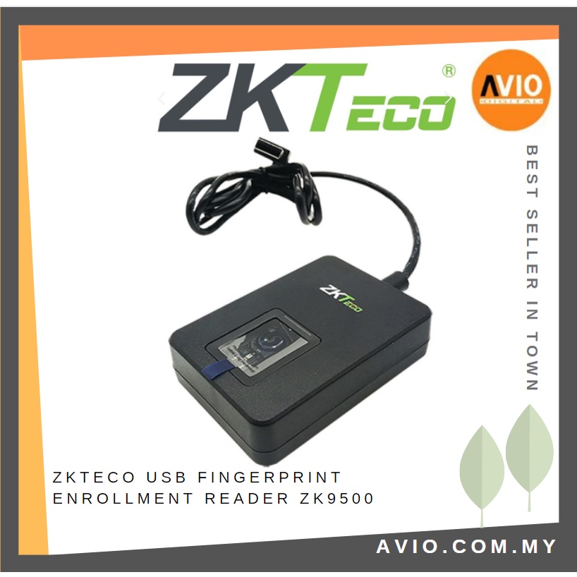 ZKTeco USB 2.0 Fingerprint Enrollment Reader Scanner Tiny Size Fast ...