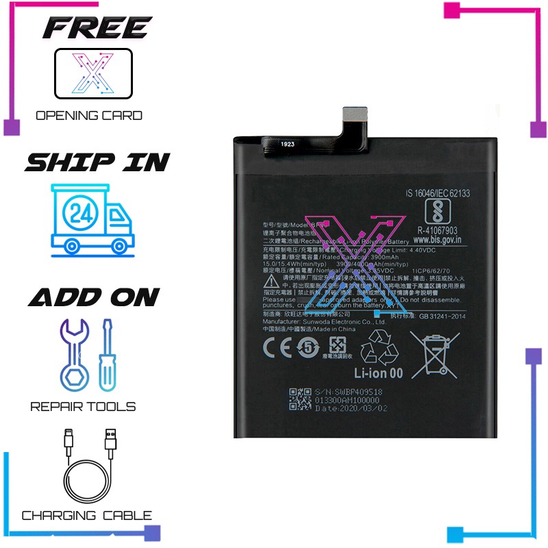 Battery BP40 Compatible For Redmi K20 Pro / Mi 9T Pro (4000 mAh ...