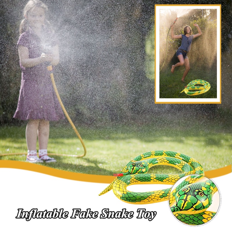 Fun Inflatable Snake Tricky Toys Swimming Pool Toy For Prank Jokes Kids ...