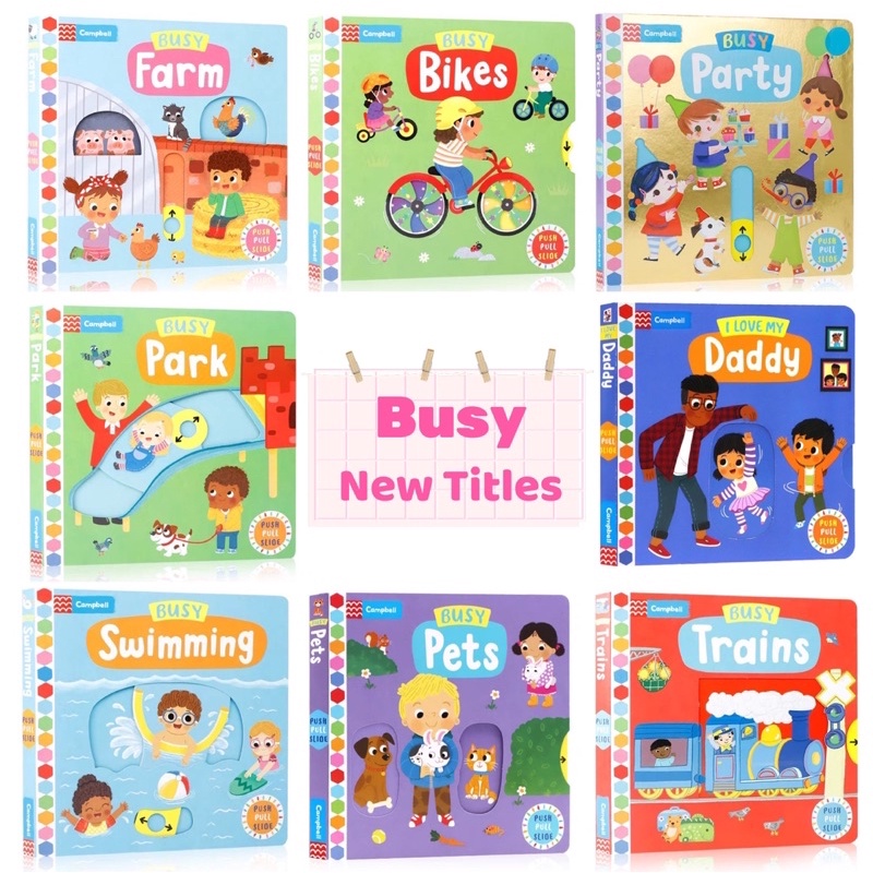[ READY STOCK | 💯 AUTHENTIC] NEW Busy Book by Campbell Busy Book Series ...