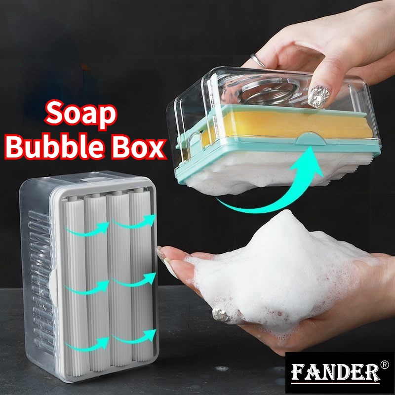 brush soap box bar soap holder multifunctional sabun basuh baju dish ...