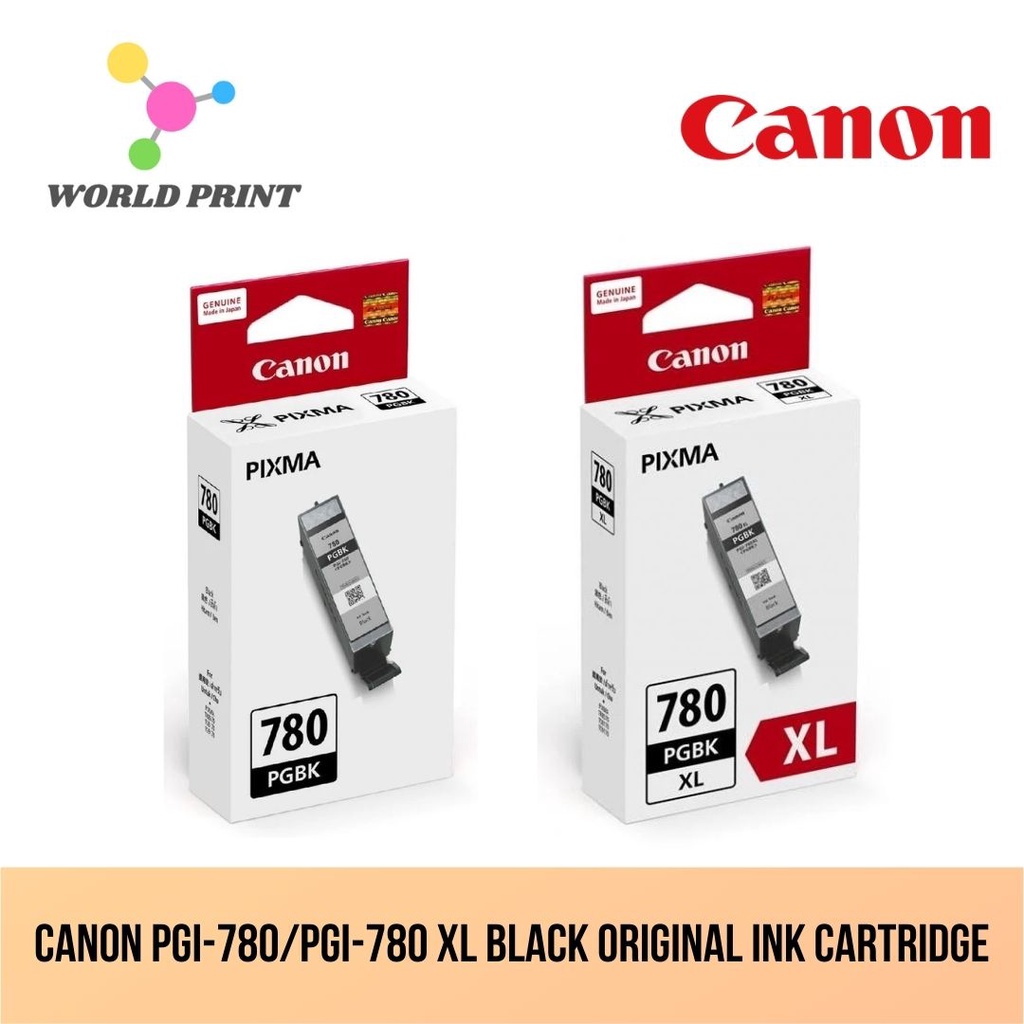 Canon PGI-780/PGI-780 XL Black Original Ink Cartridge | Shopee Malaysia