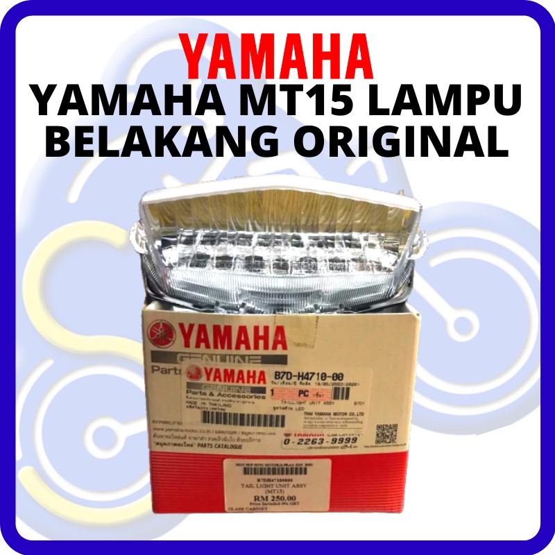 YAMAHA MT15 MT-15 MT 15 TAILLIGHT LED LAMPU BELAKANG ORIGINAL TAILLIGHT ...