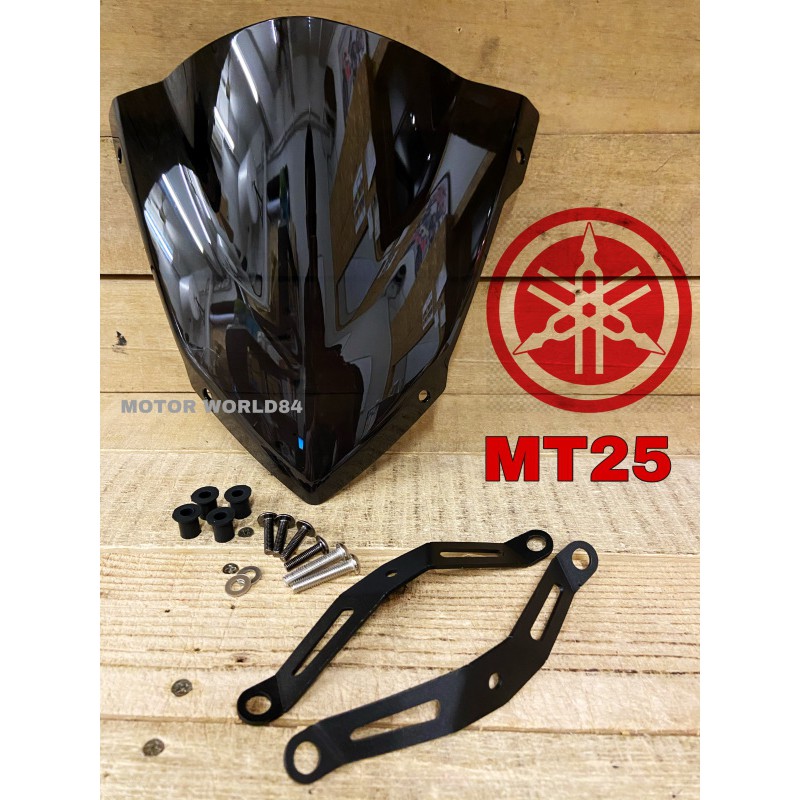 WINDSHIELD WINDSCREEN VISOR RAPIDO YAMAHA MT25 / 03 ABS { YEAR 2020 ...