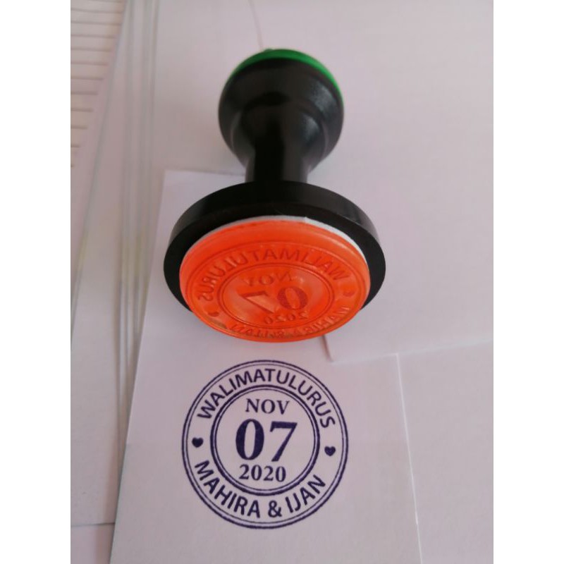 Rubber stamp Round - cop bulat / cop company(WITH OUT INK) Sabah ...