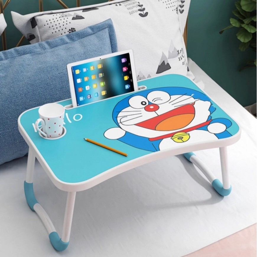 A377 Cartoon Folding Laptop Stand Holder Study Table Desk Wooden ...
