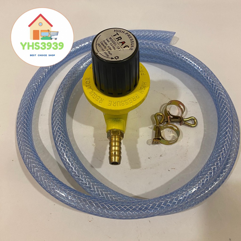 HIGH PRESSURE GAS REGULATOR KEPALA FOR DAPUR COOKER STOVE 煤气头 | Shopee ...