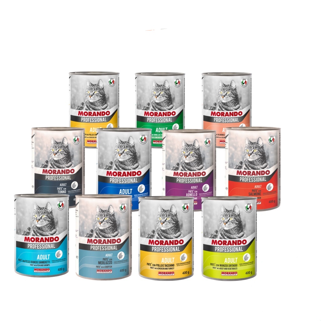 MORANDO PROFESSIONAL PATE/CHUNKS Canned Wet Cat Food(400g/405g ...