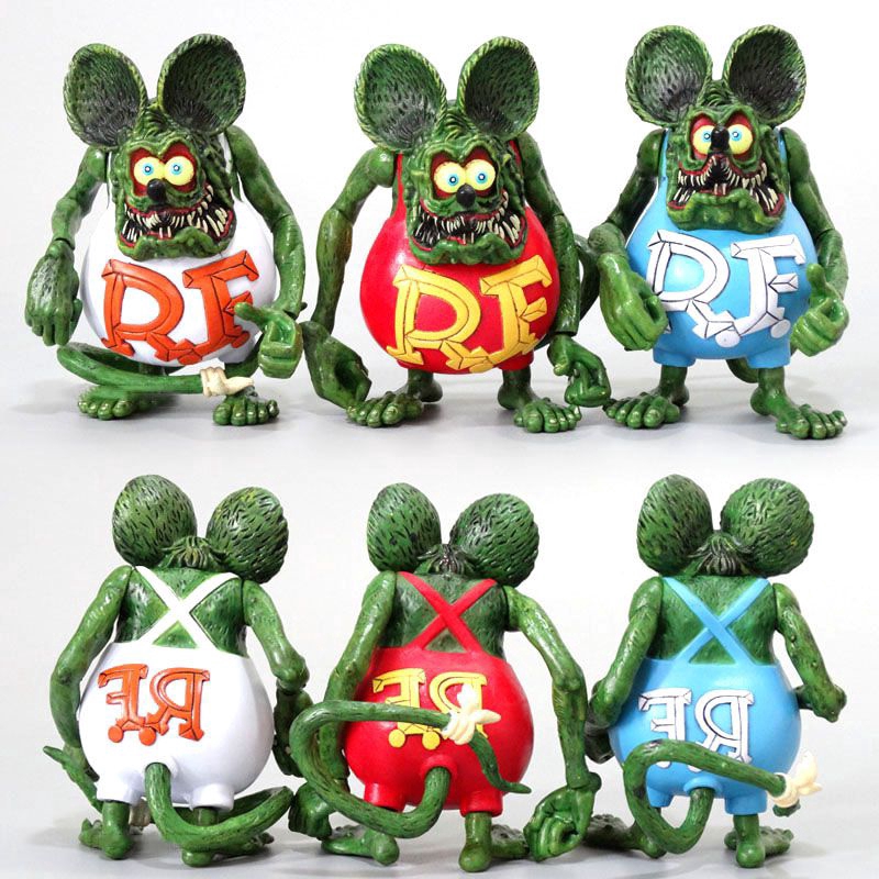 10cm Red RAT FINK Big "Daddy" Ed Roth Action Figure No Box Xmas Gift ...