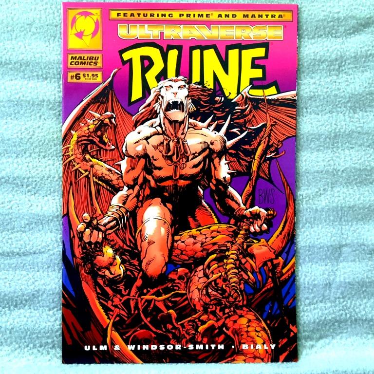 Rune #6 (1st Series) Malibu/Ultraverse Comics (Barry Windsor-Smith ...