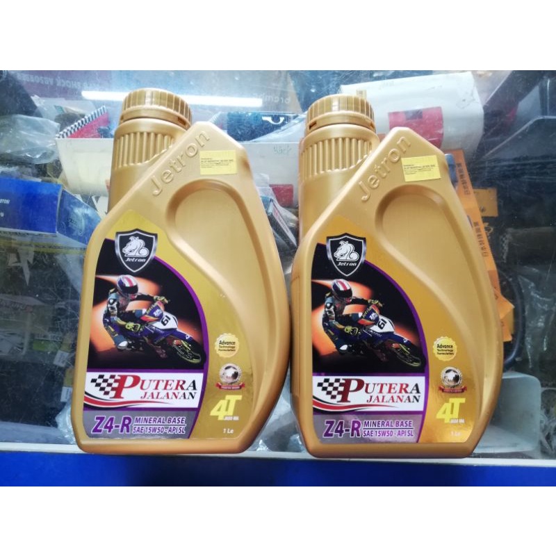 💯 Original Jetron Hi Jet 4T Z4-R SAE 15W50 SAE15W50 API SL Mineral Base ...