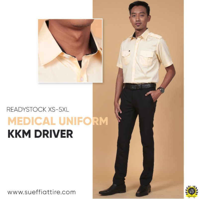 [SUEFFI ATTIRE]KKM DRIVER UNIFORM (TOP/MALE) | Shopee Malaysia