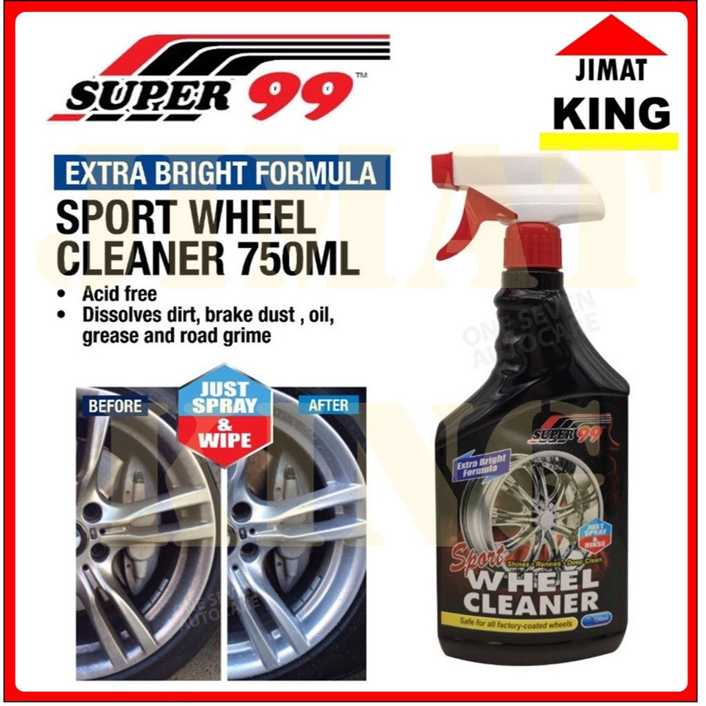 SUPER99 Sport Wheel Cleaner Pembersih Besi Tayar Dirt Removal Car Care ...
