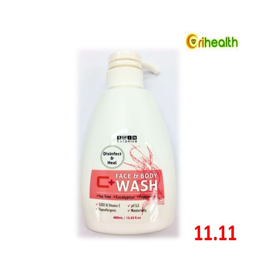 Sabun Mandi Penjagaan Wajah Dan Badan C+ Face & Body Wash (Clean ...