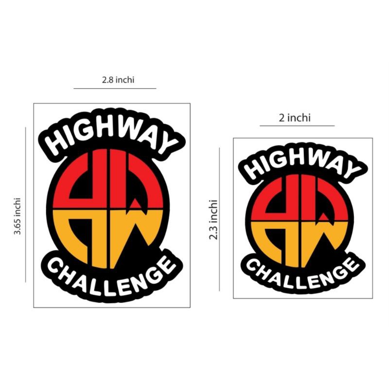 Highway sticker car sticker motorcycle waterpoof pvc stickers | Shopee ...