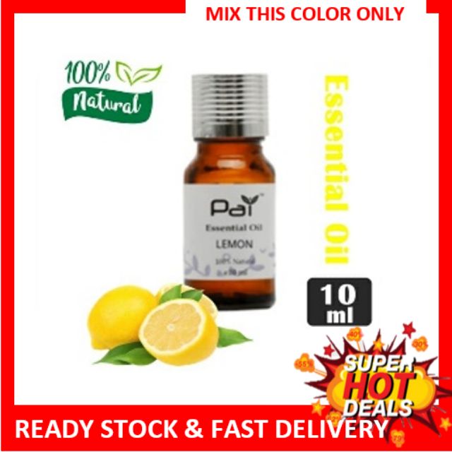 🔥🔥(NEW ARRIVAL)🔥🔥PAI Essential Oil (Lemon) 10ml | Minyak Urut | Shopee Malaysia