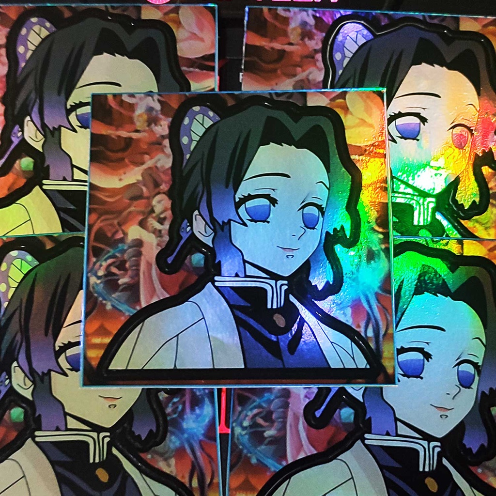 ANIME HOLOGRAM sticker sticker - KIMETSU NO YAIBA SHINOBU KOCHO ...