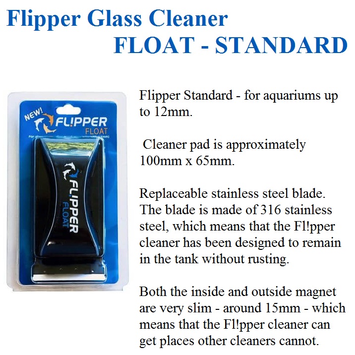 Flipper Aquarium Magnet Scrubber Glass Cleaner float Flipper 2 in 1 ...