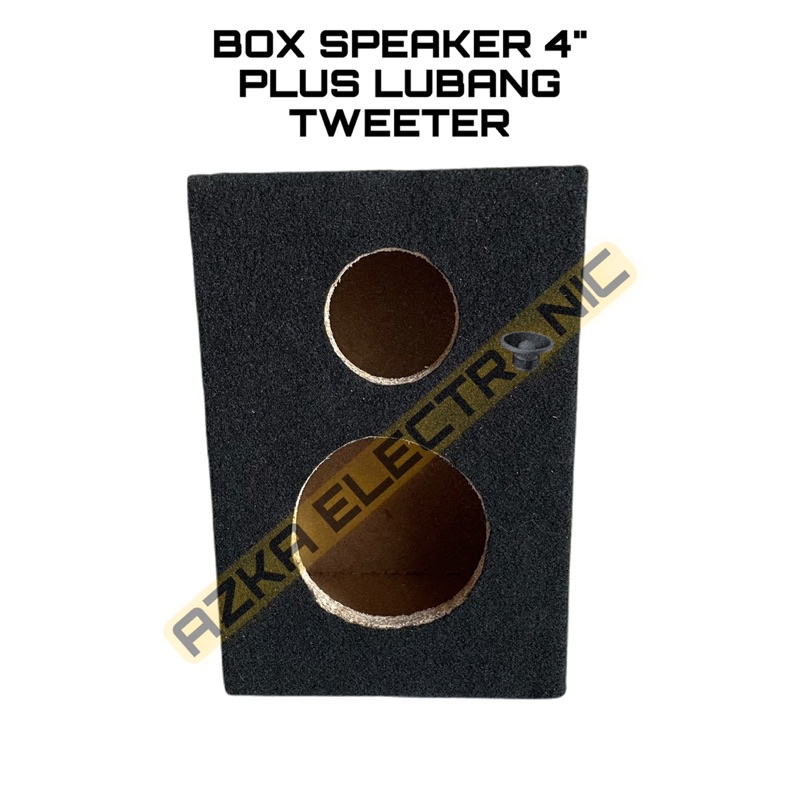 4 Inch Speaker Box Plus Tweeter Hole | Shopee Malaysia