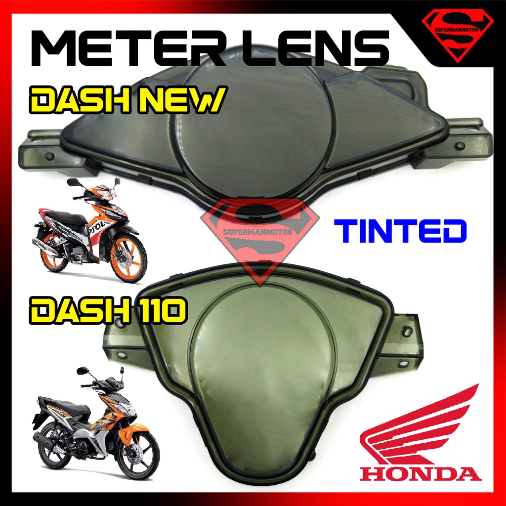 METER LENS HONDA DASH 110 DASH110 V1 DASH NEW DASH FI DASH 125 FI DASH125 METER COVER CERMIN ...