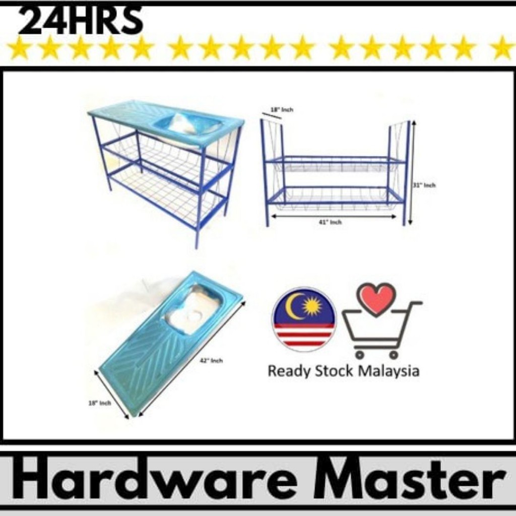 HardwareMaster:[Heavy Duty] Kitchen Stainless Steel Sink with Stand ...