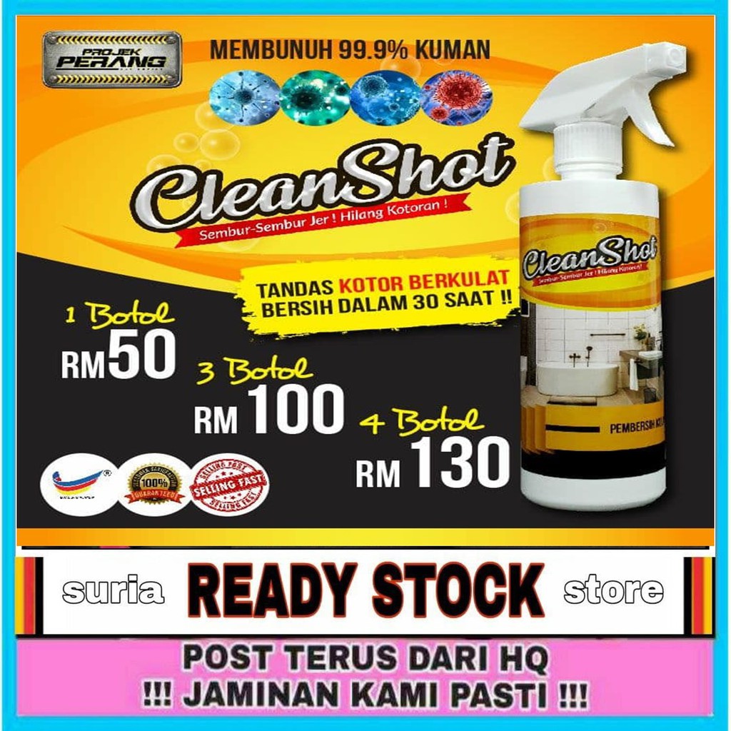 💥 CLEANSHOT - Toilet Cleaner 💥 | Shopee Malaysia