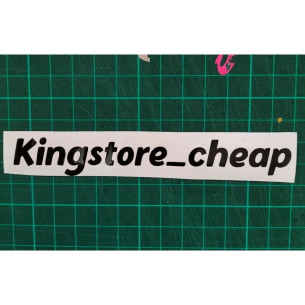 Sticker Custom Name / Type / Font - Thermos / Kereta / Motor ...