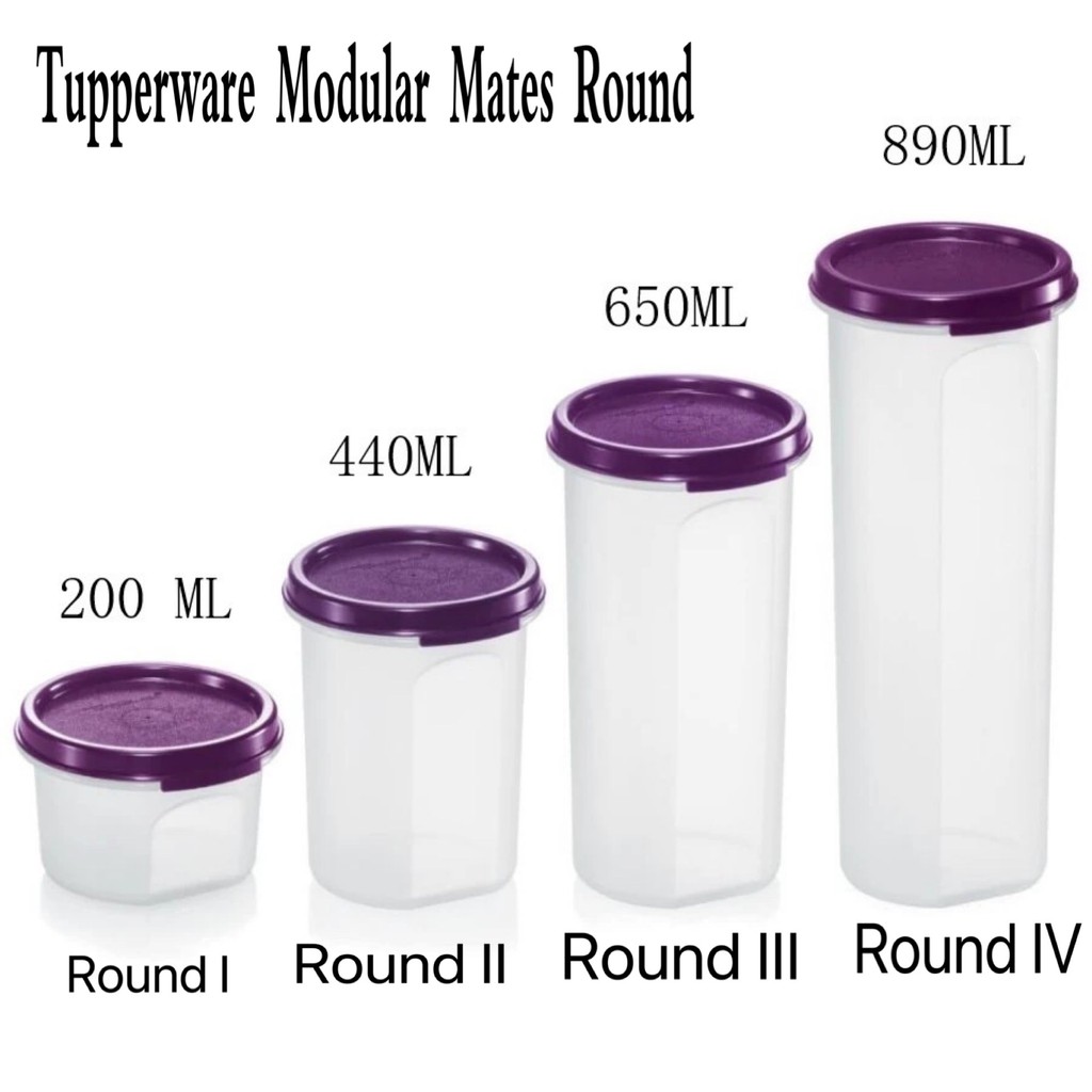 Tupperware Modular Mates Round I/II/III/IV | Shopee Malaysia