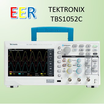 Tektronix TBS1052C Digital Oscilloscope, TBS1000C Series, 2 Channel, 50 MHz, 1 GSPS, 20 kpts ...