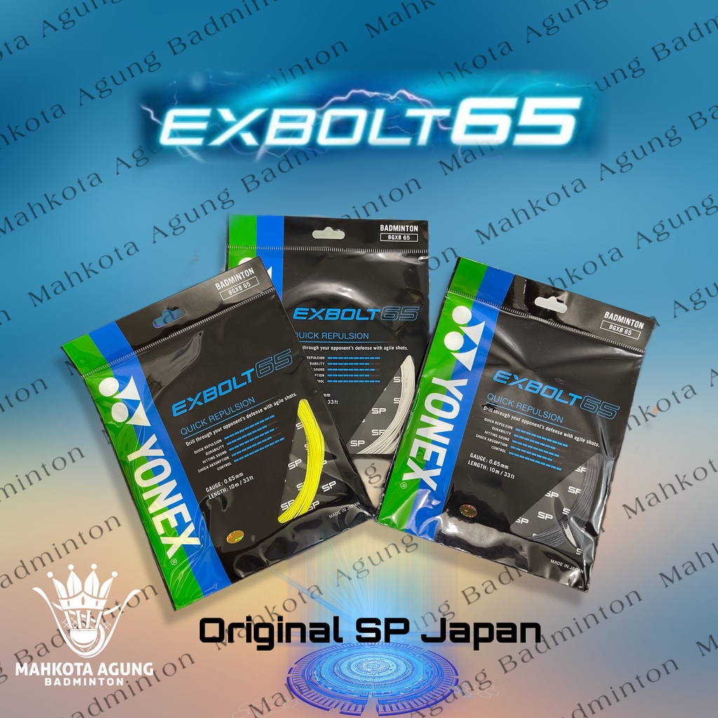 Yonex EXBOLT 65 badminton String Original Japan SP Japan | Shopee Malaysia