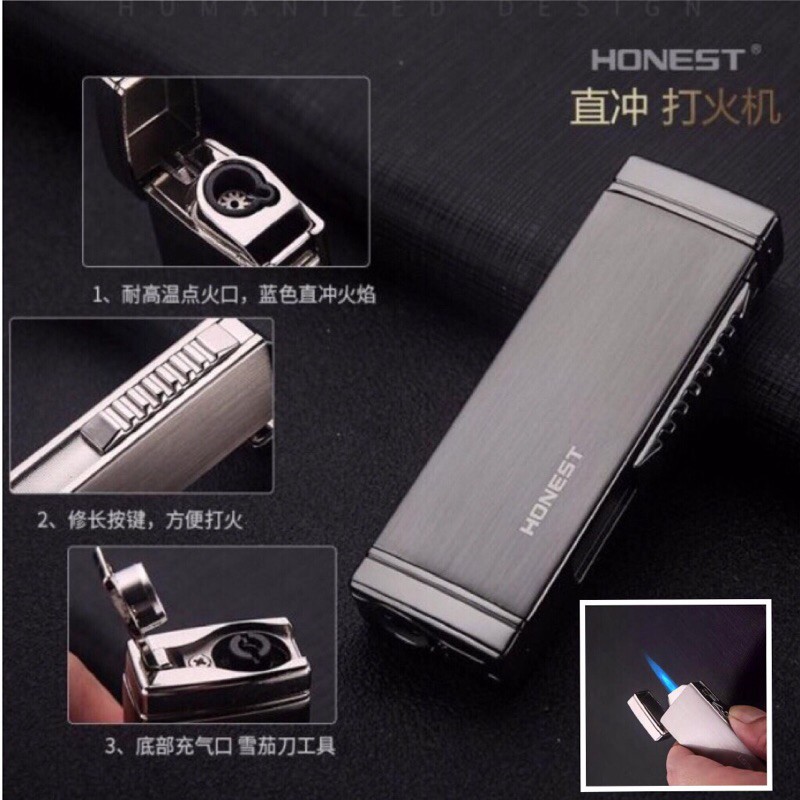Honest Lighter Torch Flame BCZ727-1(No Lockable ) | Shopee Malaysia