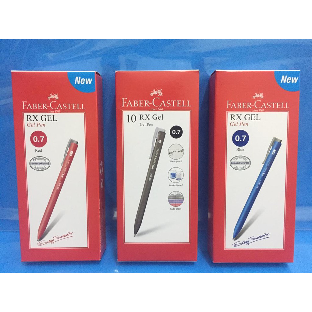 Faber-Castell Rx Gel Pen 0.7 249699 10'S/Box | Shopee Malaysia