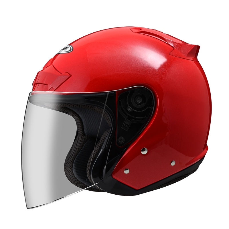 ZEUS OPEN FACE RED HELMET- MODEL 609 (M SAIZ) | Shopee Malaysia