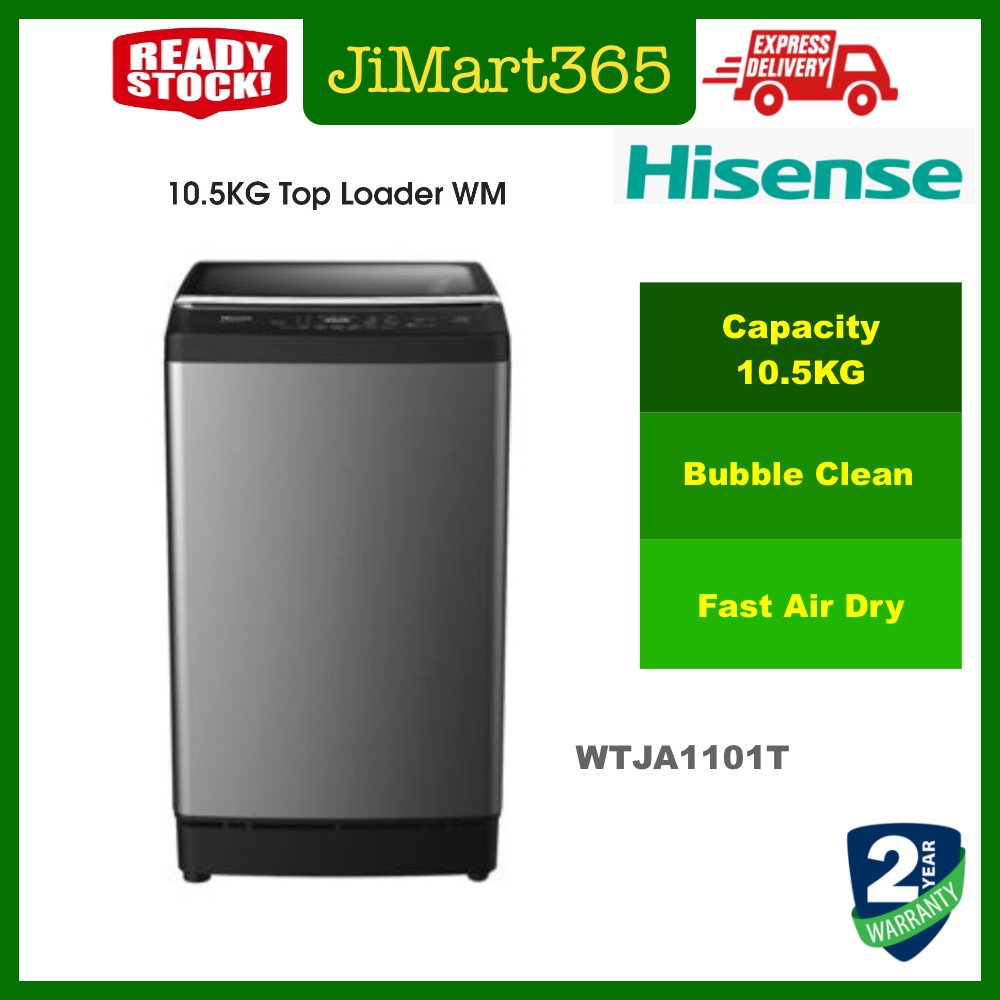 Hisense 10.5kg | 13KG Top Load Washer / Washing Machine / Mesin Basuh ...