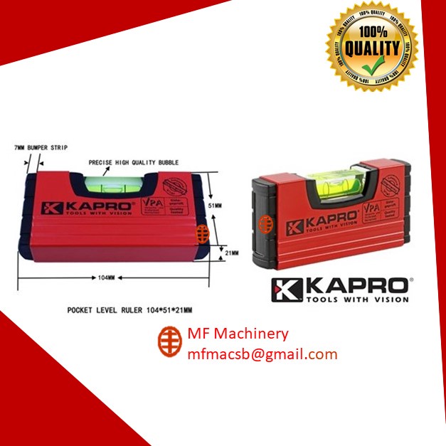 Mf Kapro 246 10cm 4" HANDY POCKET WATER LEVEL BALANCER BALANCING ...