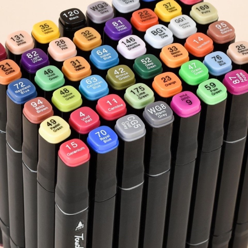 Touch Art Marker 48pcs Double End Marker 双头马克笔 | Shopee Malaysia