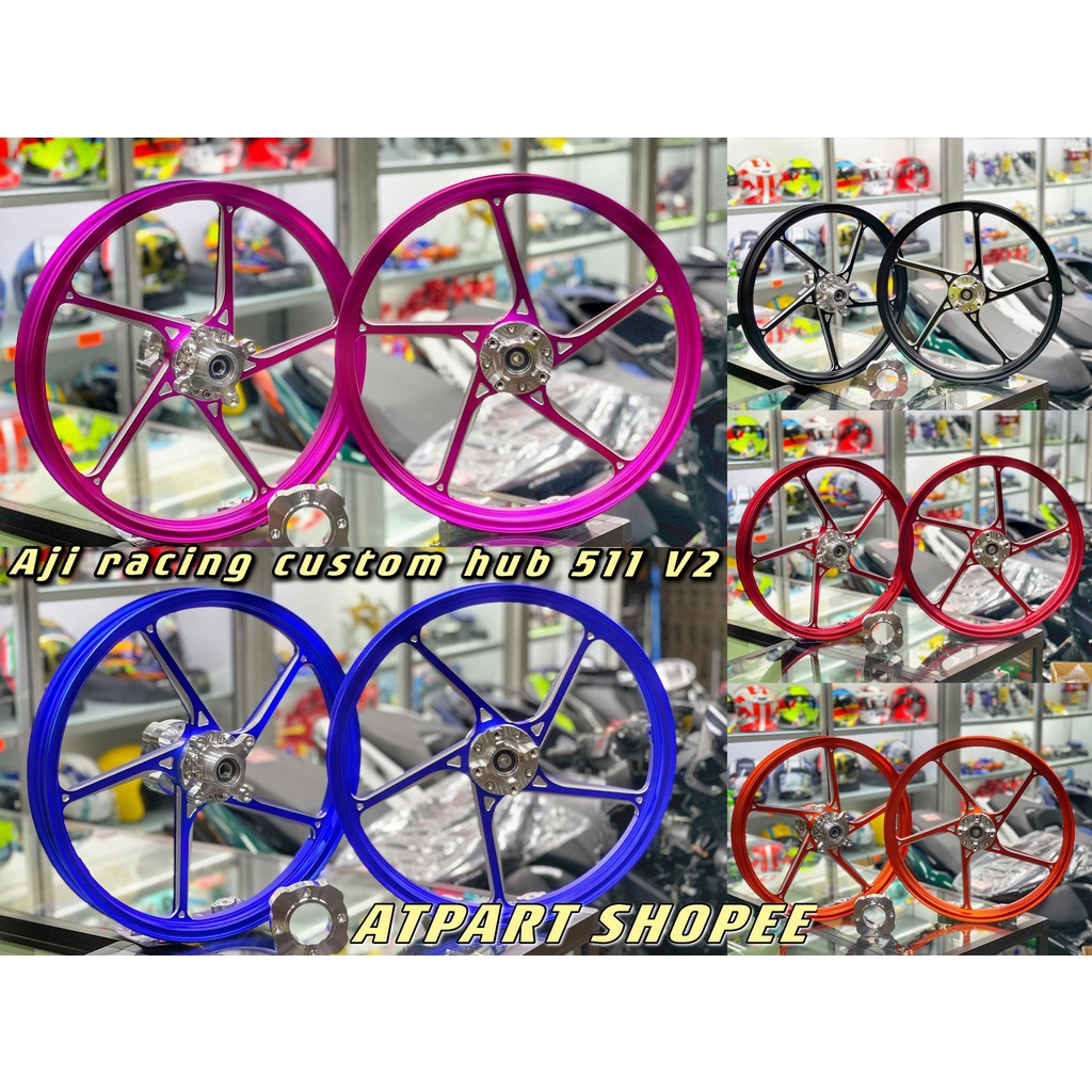 AJI RACING CNC CUSTOM HUB 511 V2 YAMAHA Y15ZR & Y16ZR SPORT RIM | Shopee Malaysia