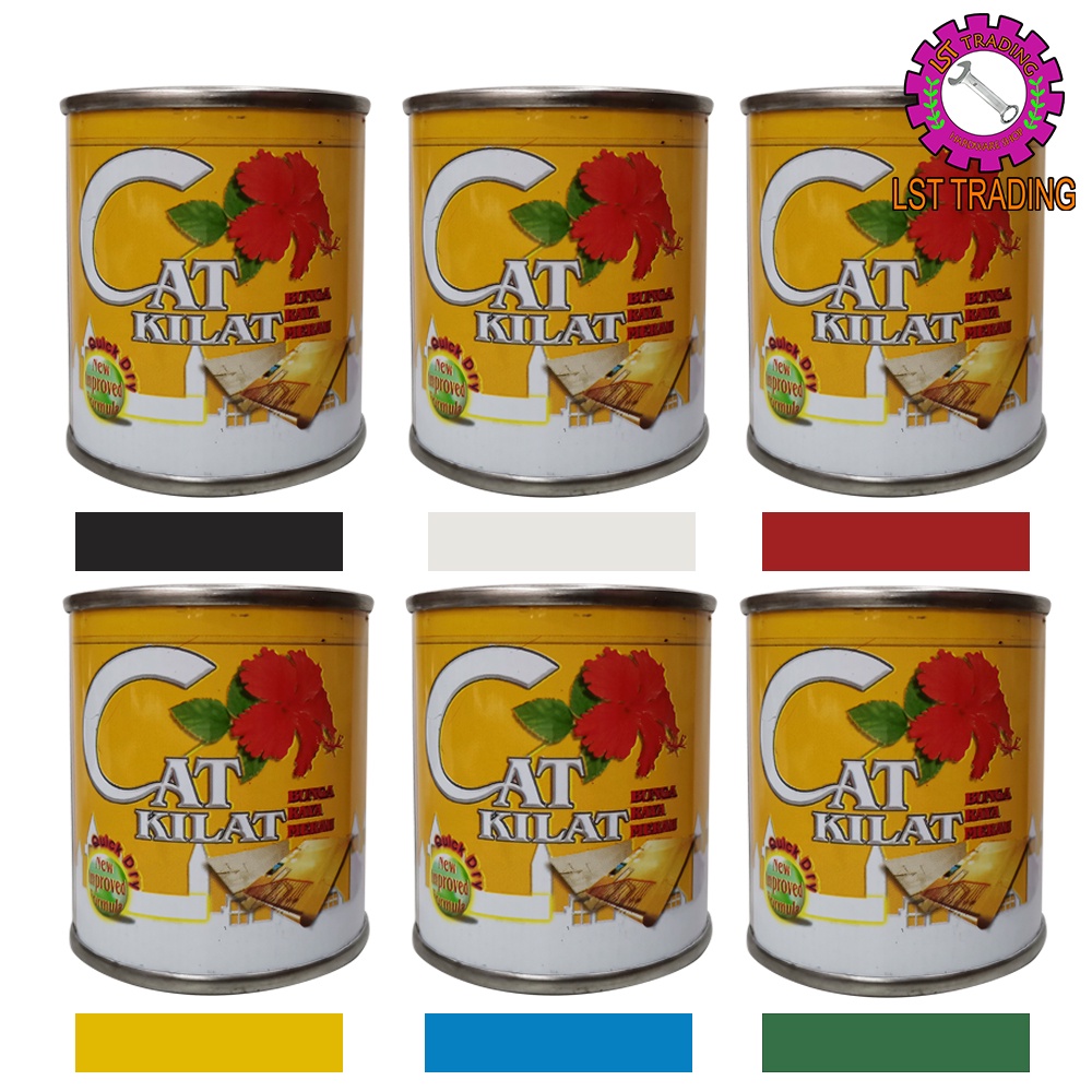 [READY STOCKS] BUNGA RAYA CAT 75ML / BUNGA RAYA PAINT / CAT TIN KECIL ...